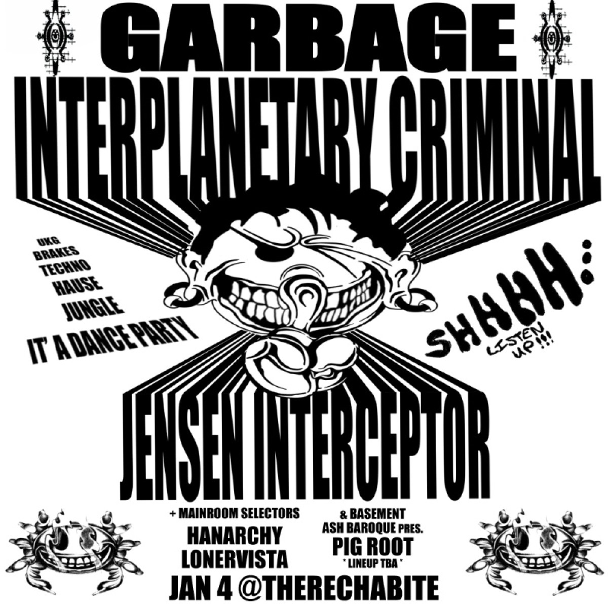 GARBAGE ~ INTERPLANETARY CRIMINAL & JENSEN INTERCEPTOR — The Rechabite
