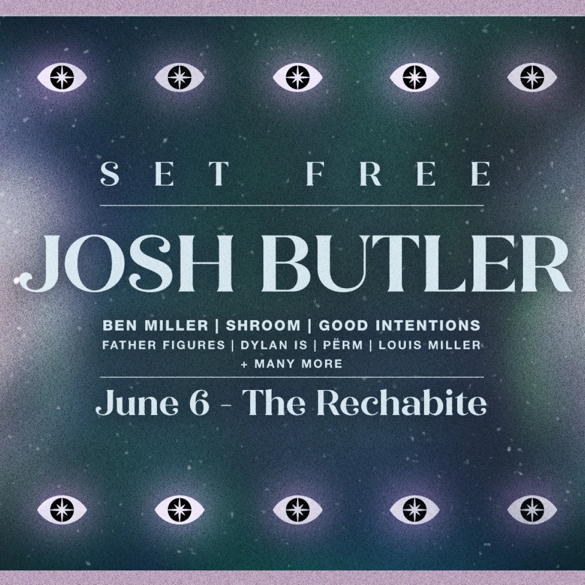 SET FREE ft. Josh Butler (UK) *long weekend* — The Rechabite