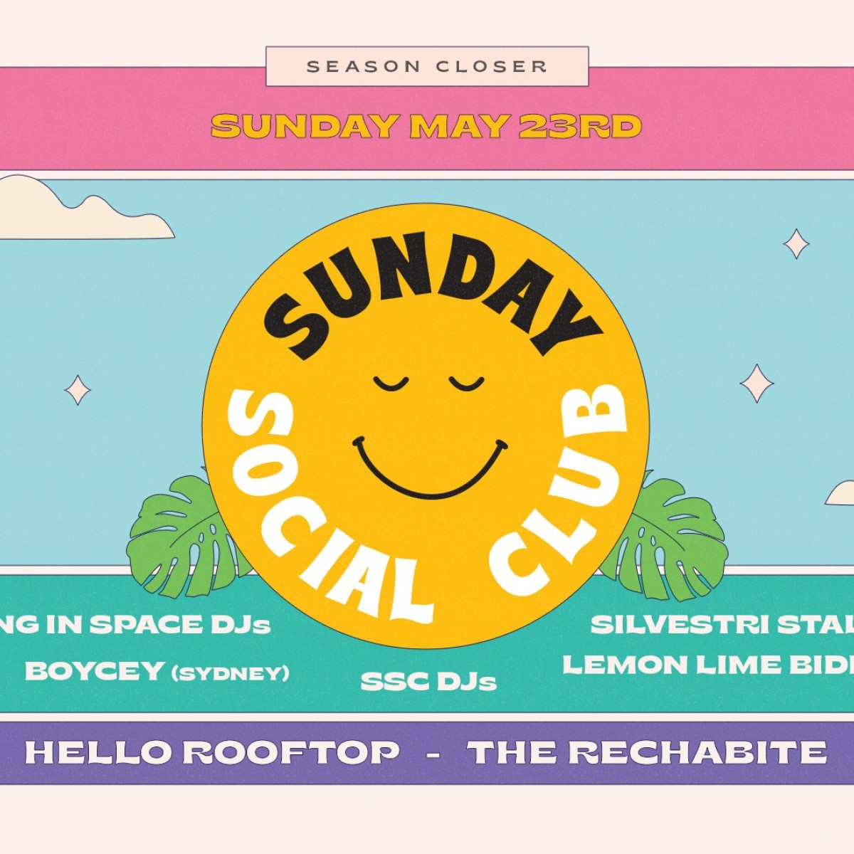 Sunday Social Club ≋+≋ The Season Closer — The Rechabite