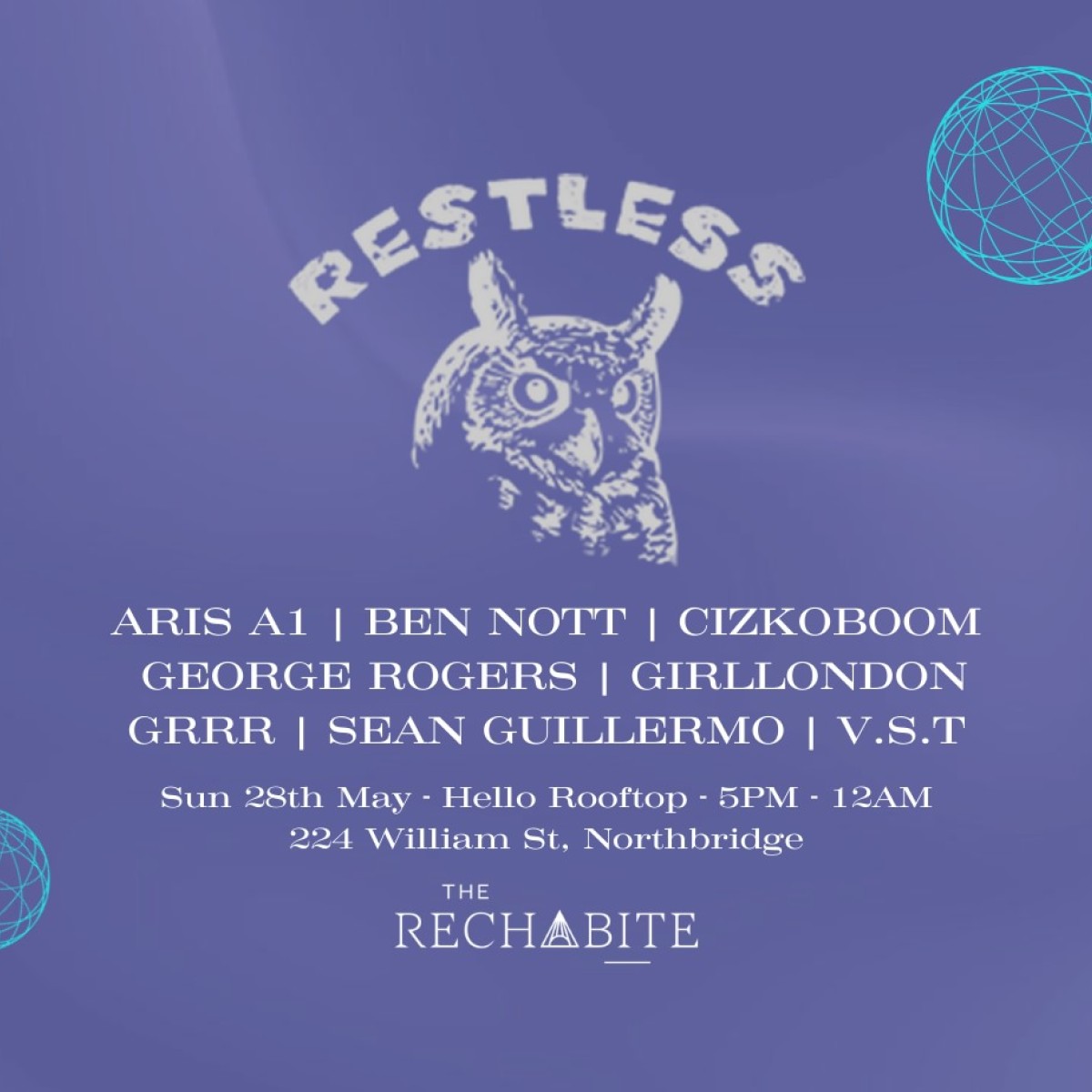 Restless @ Hello Rooftop [RES019] — The Rechabite