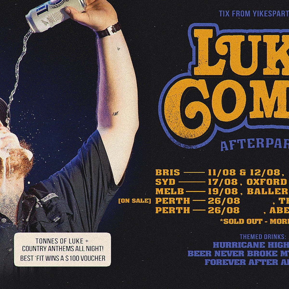 Luke Combs Afterparty Perth 2 — The Rechabite