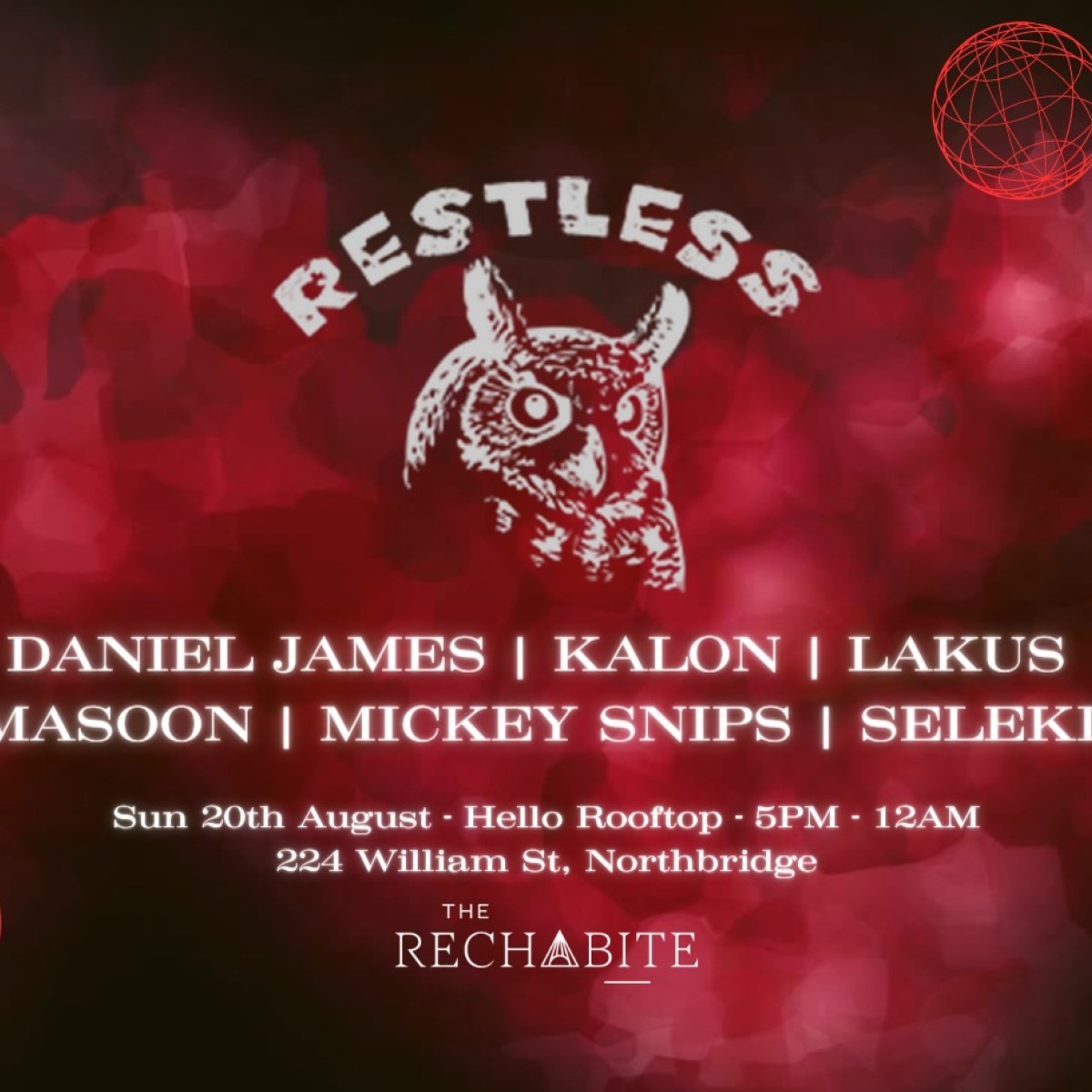 Restless @ Hello Rooftop [RES022] — The Rechabite