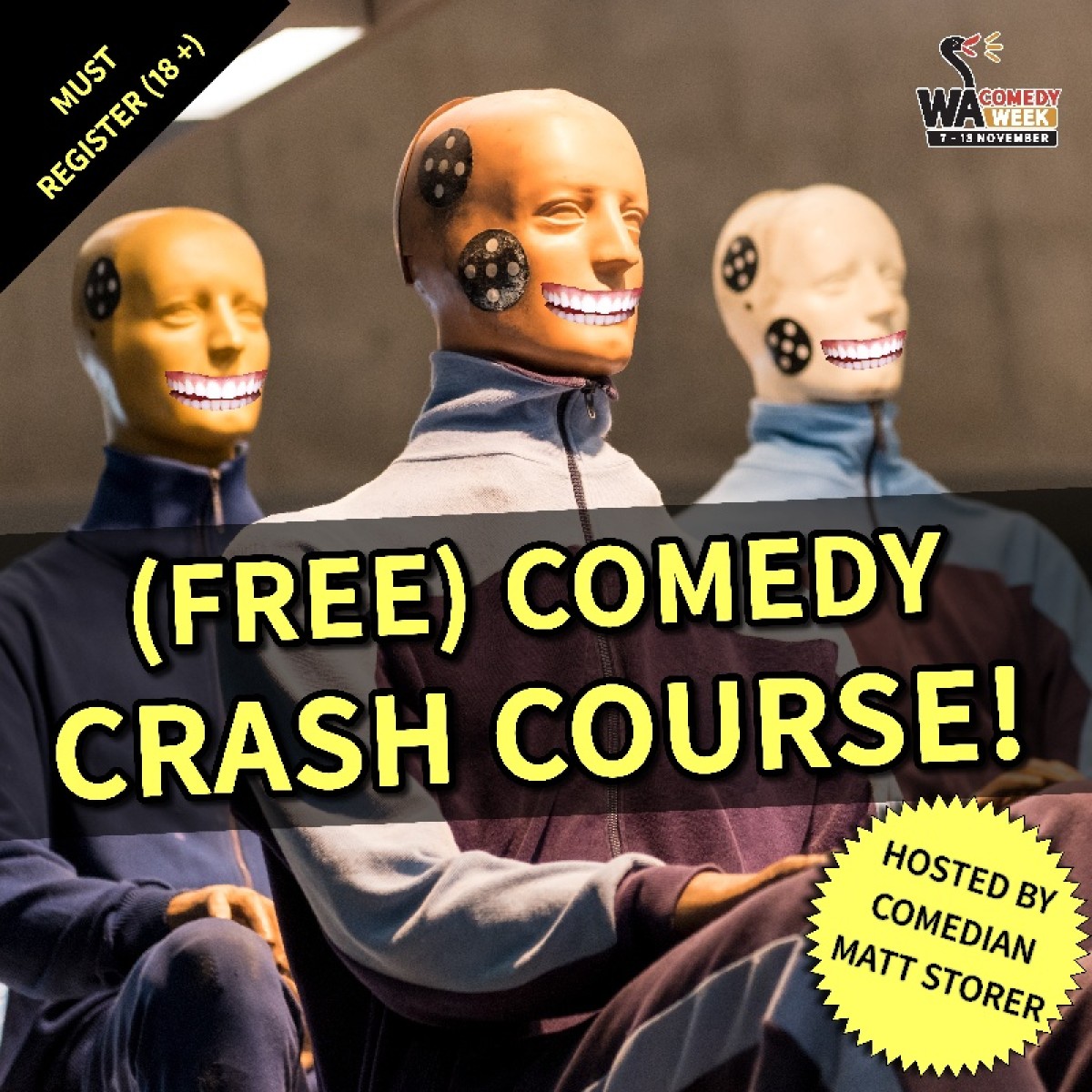 COMEDY CRASH COURSE WITH MATT STORER — The Rechabite
