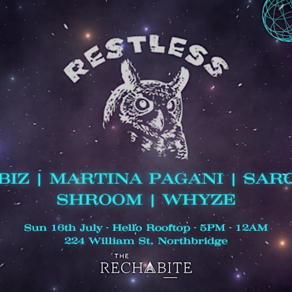 Restless @ Hello Rooftop [RES021] — The Rechabite