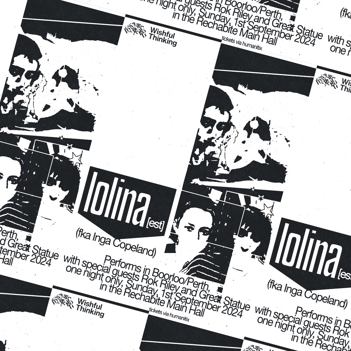 Lolina [LDN] (fka Inga Copeland) + Rok Riley + Great Statue — The Rechabite