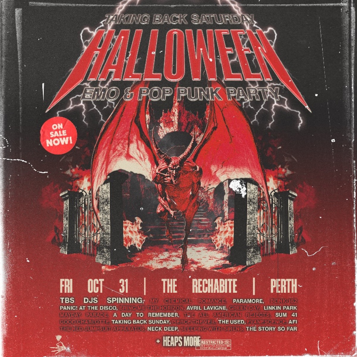 Taking Back Saturday Halloween: Emo & Pop Punk Party — The Rechabite