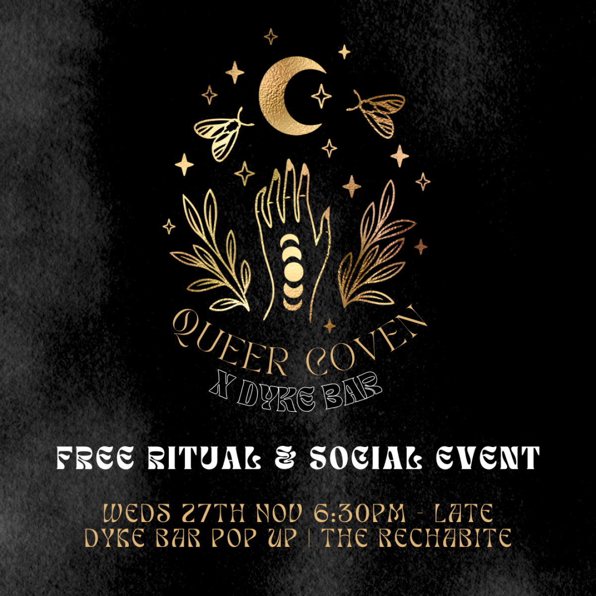 QUEER COVEN x DYKE BAR — The Rechabite