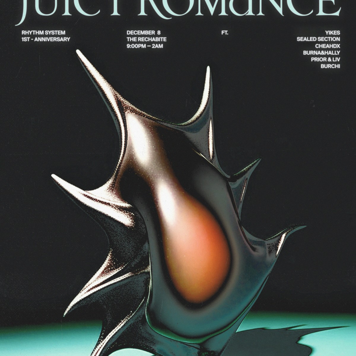 Rhythm System Pres. Prospa (UK) & Juicy Romance — The Rechabite