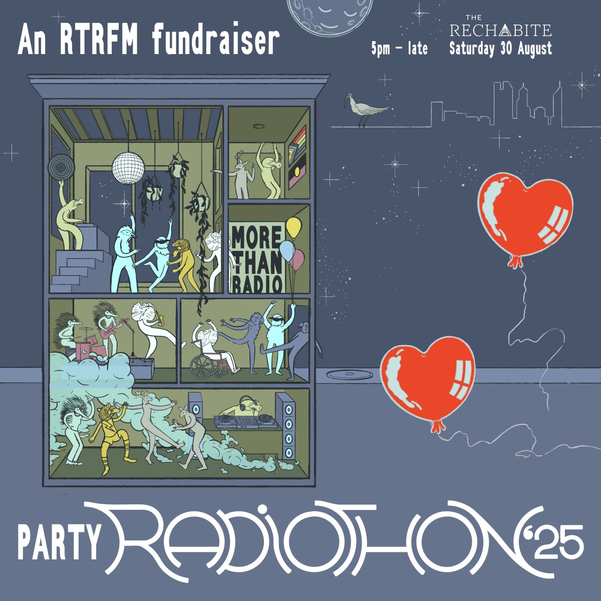 RTRFM Radiothon Party 2025 — The Rechabite